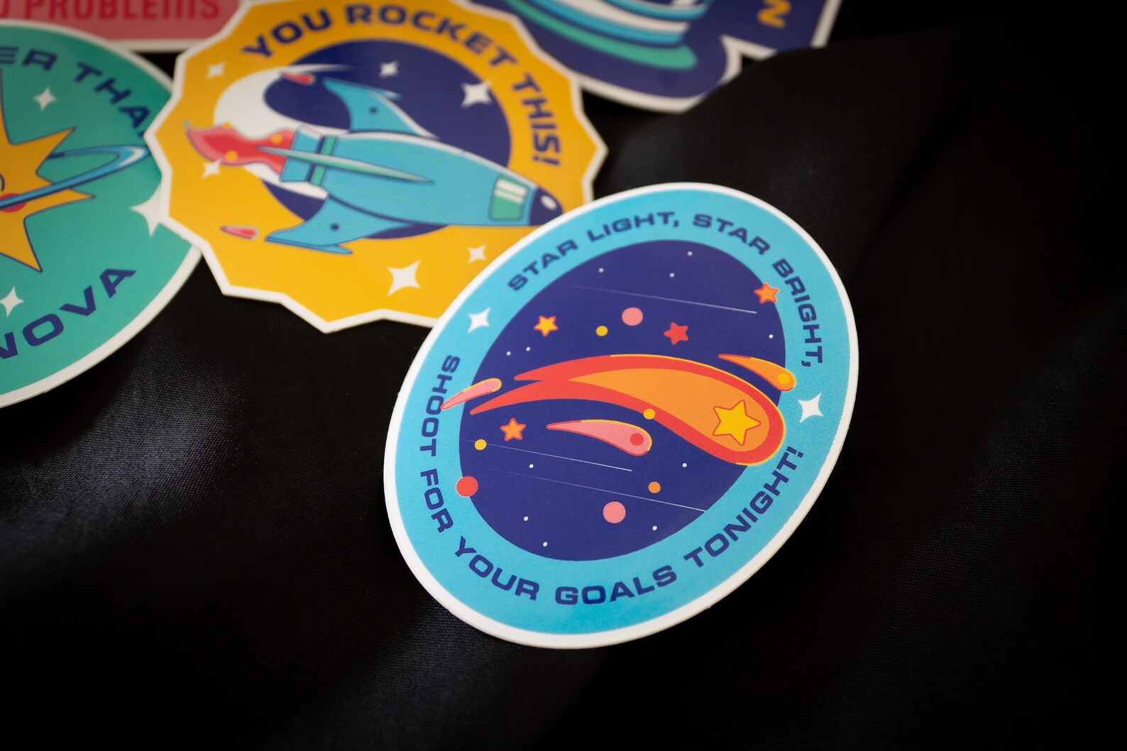 Cute Positive Space Vinyl Stickers – Bundle (5 Stickers) | Rocket ...