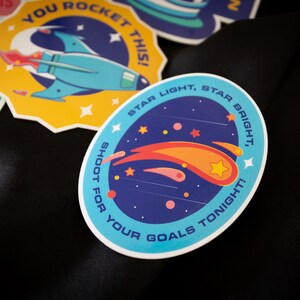 Cute Positive Space Vinyl Stickers – Bundle (5 Stickers) | Rocket ...