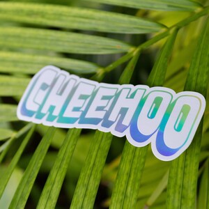 Holographic Cheehoo Hawaii Vinyl Sticker - Etsy