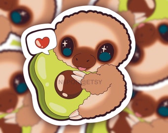 Avocado Sloth | Etsy