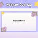 Cute Purple Blueberry Webcam Overlay – Kawaii Stream Facecam Frame PNG ...