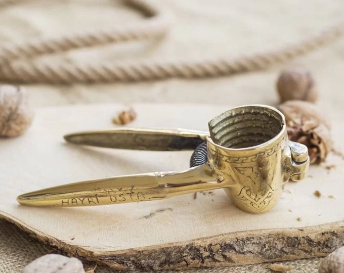 Vintage Brass Walnut Cracker - Etsy