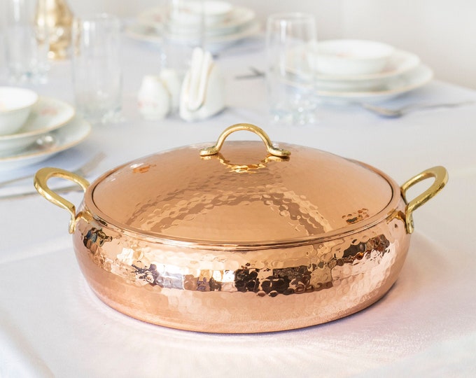 Copper Cooking Pot, Handmade Copper Pot, Cookware, Modern Copper ...