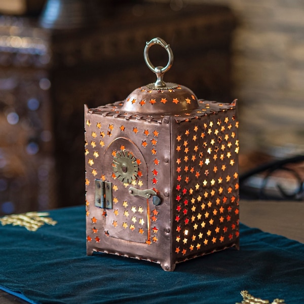 Copper Lantern - Etsy
