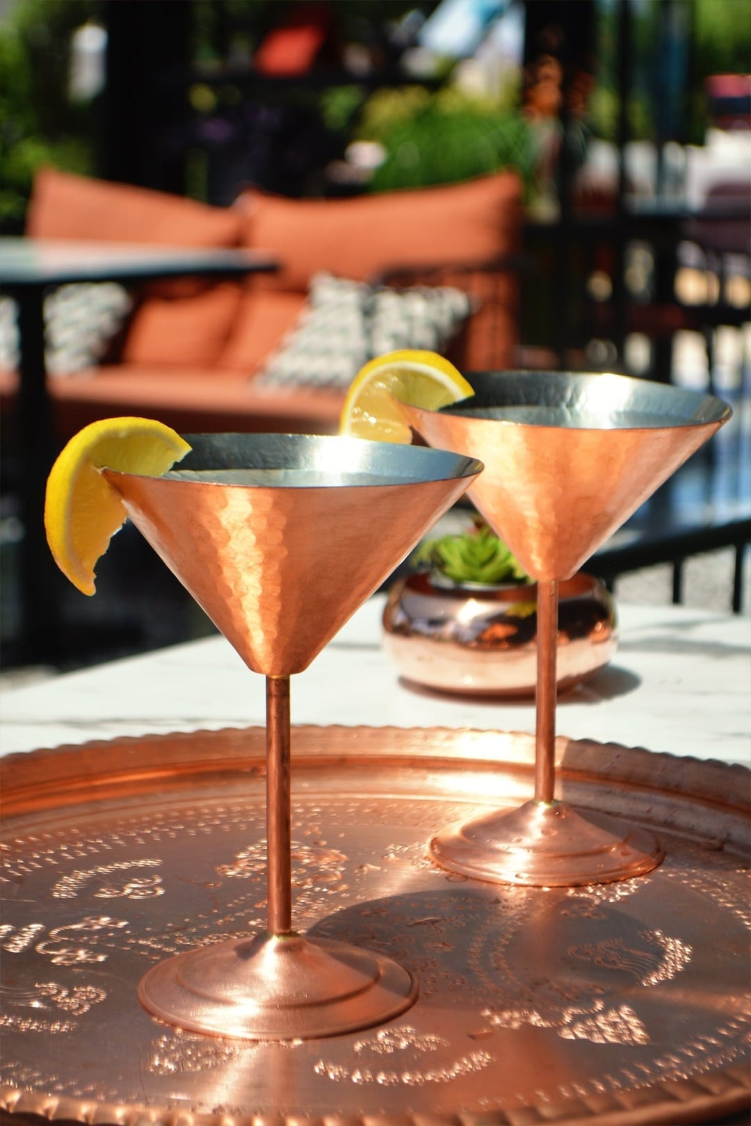 Copper Martini Glass, Martini Goblets Glasses, Martini Cocktail Glass ...