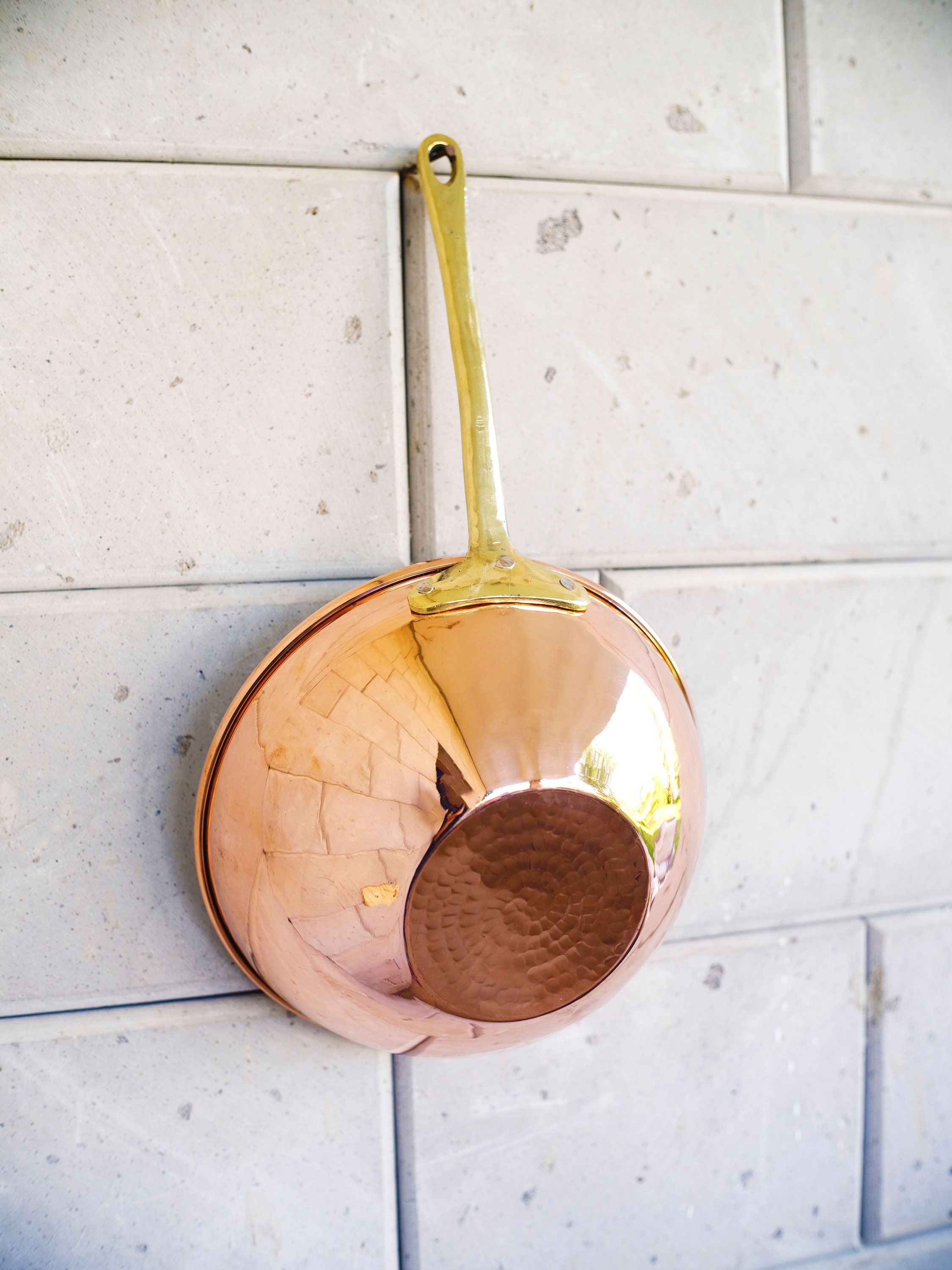 Handmade Copper Wok Pan, Copper Wok Pan, Copper Pan , Copper Cookware ...