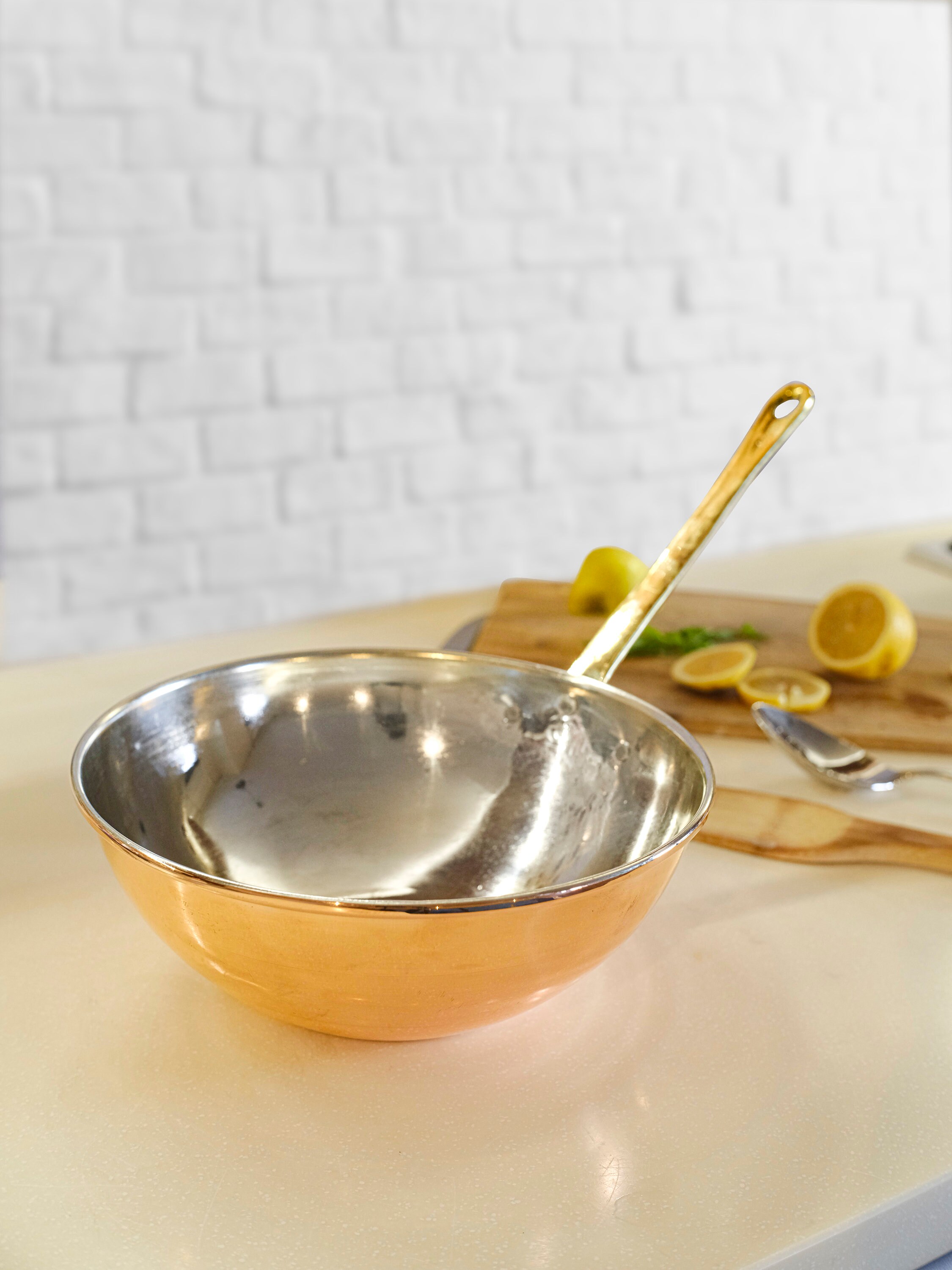 Handmade Copper Wok Pan, Copper Wok Pan, Copper Pan , Copper Cookware ...
