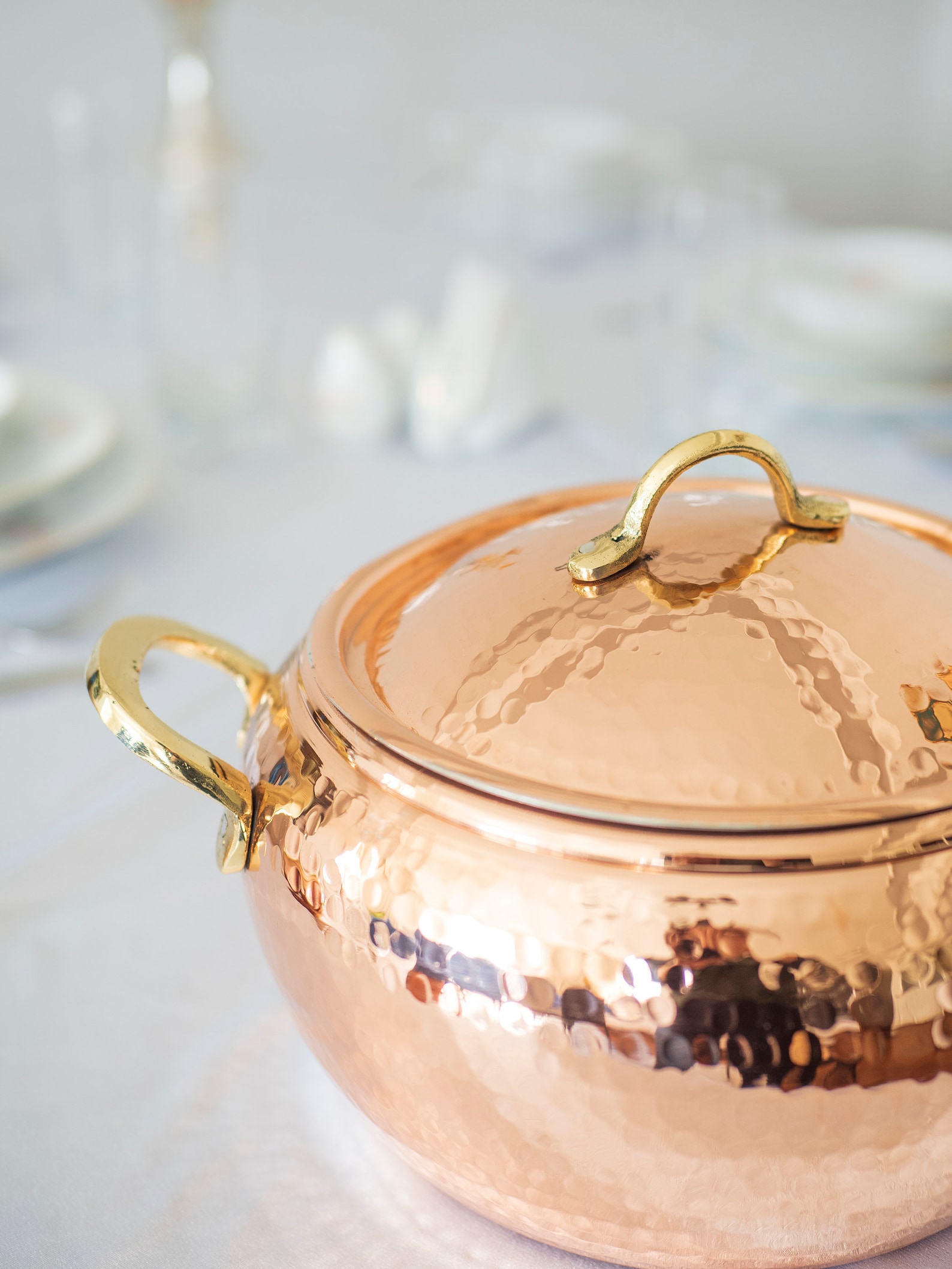 Copper Pot Set Handmade Copper Cooking Pot Set Copper - Etsy