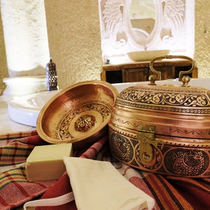 Turkish Bath Set, Copper Bath Set, Bath Towel Set, Bath Set ...