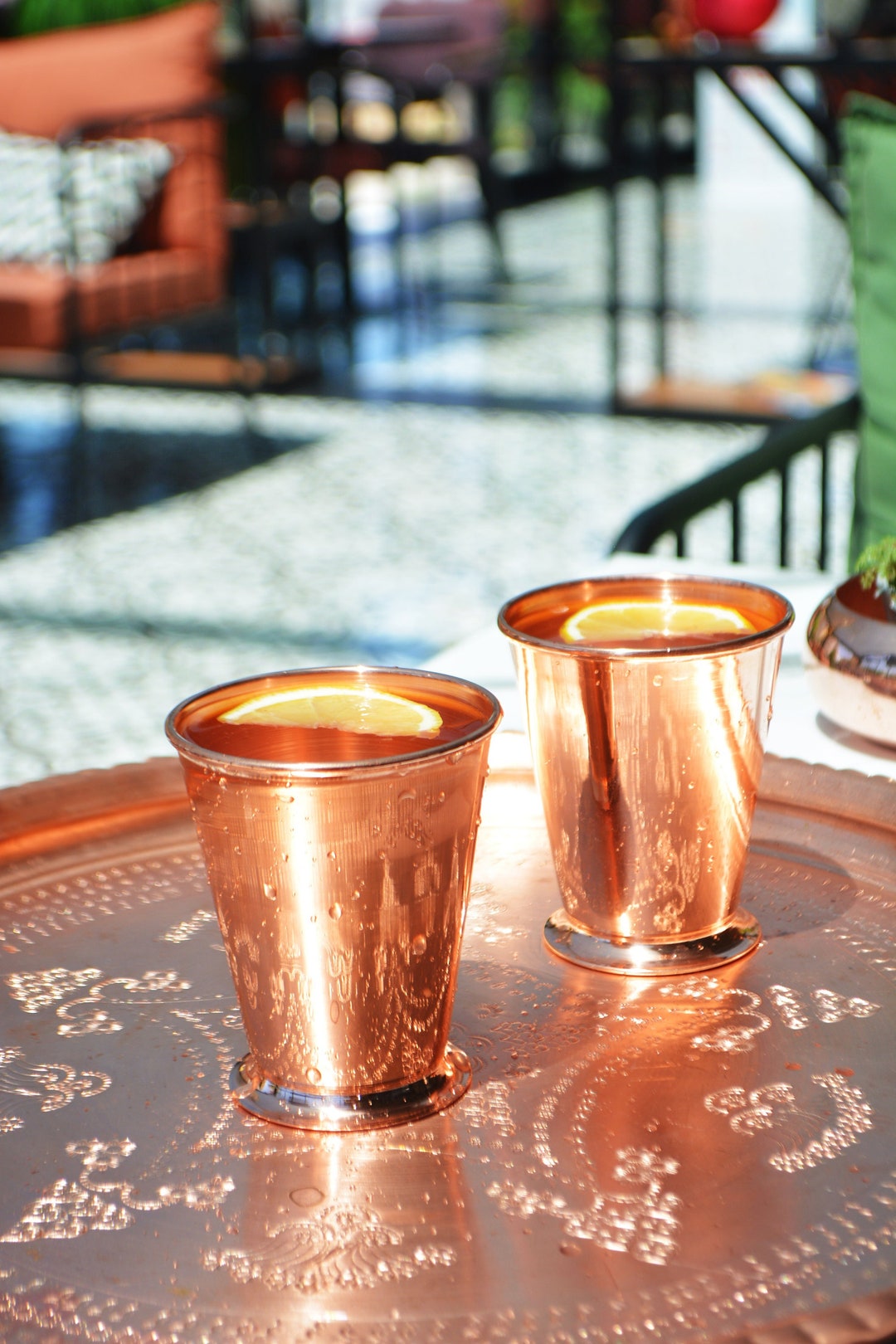 Health and Elegance Combined 100% Copper Cups, Solid Copper Cup ...
