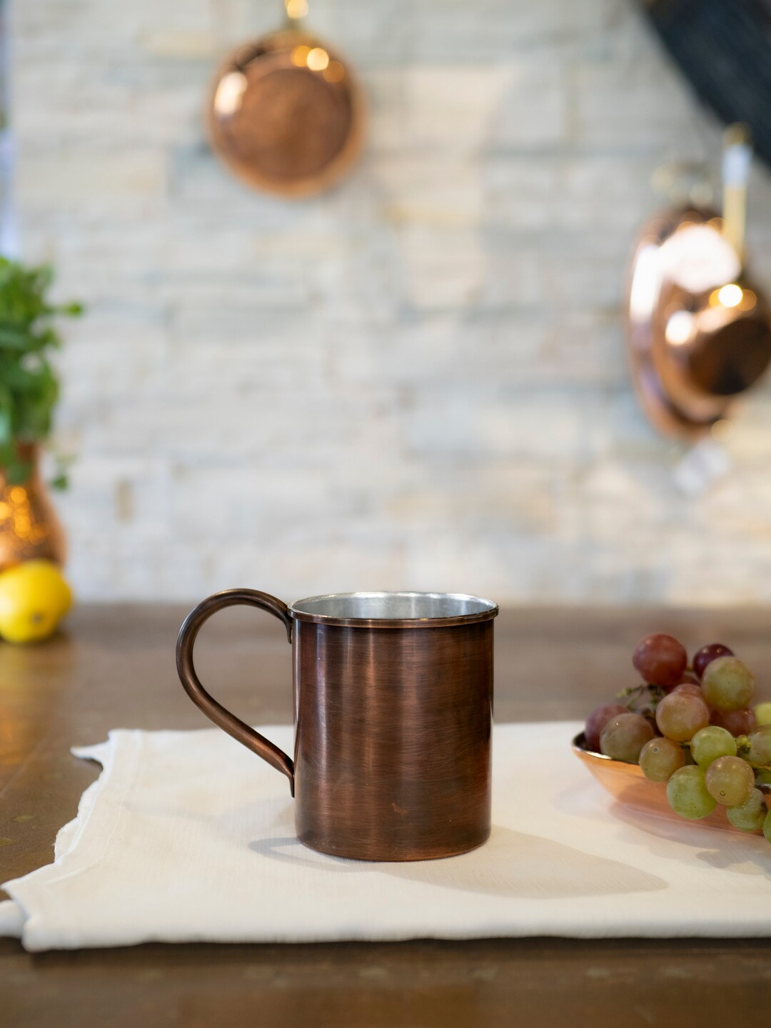 Copper Cup, Copper Glass, Copper Mug, Handmade Copper Glass, Pure ...