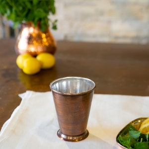 Handmade Solid Oxidized Copper Glass for All Drinks, Vintage Style ...