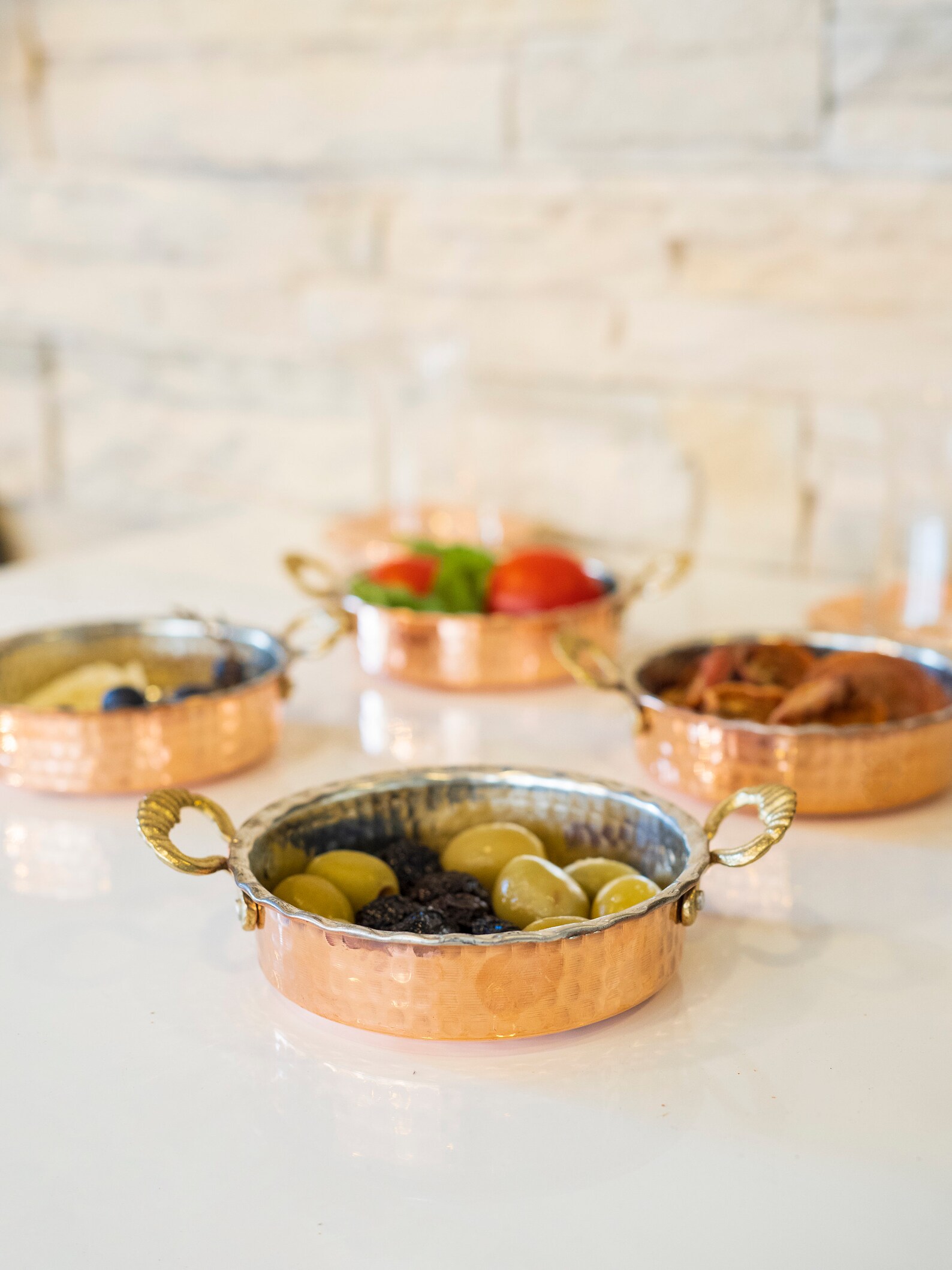 Copper Snack Plates Set, Copper Pan, Handmade Copper Tapas Plates ...