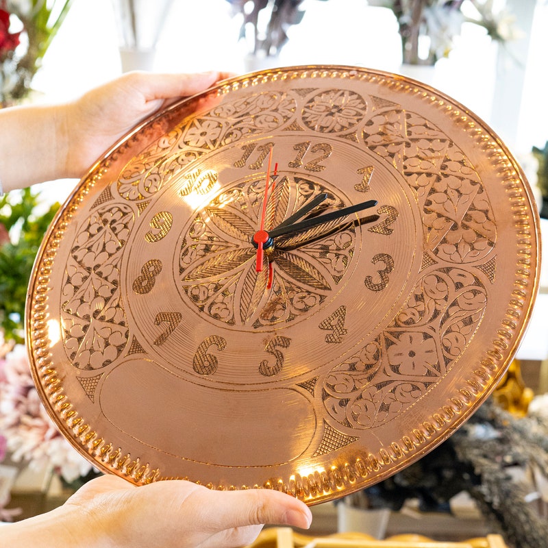 Copper Clock - Etsy