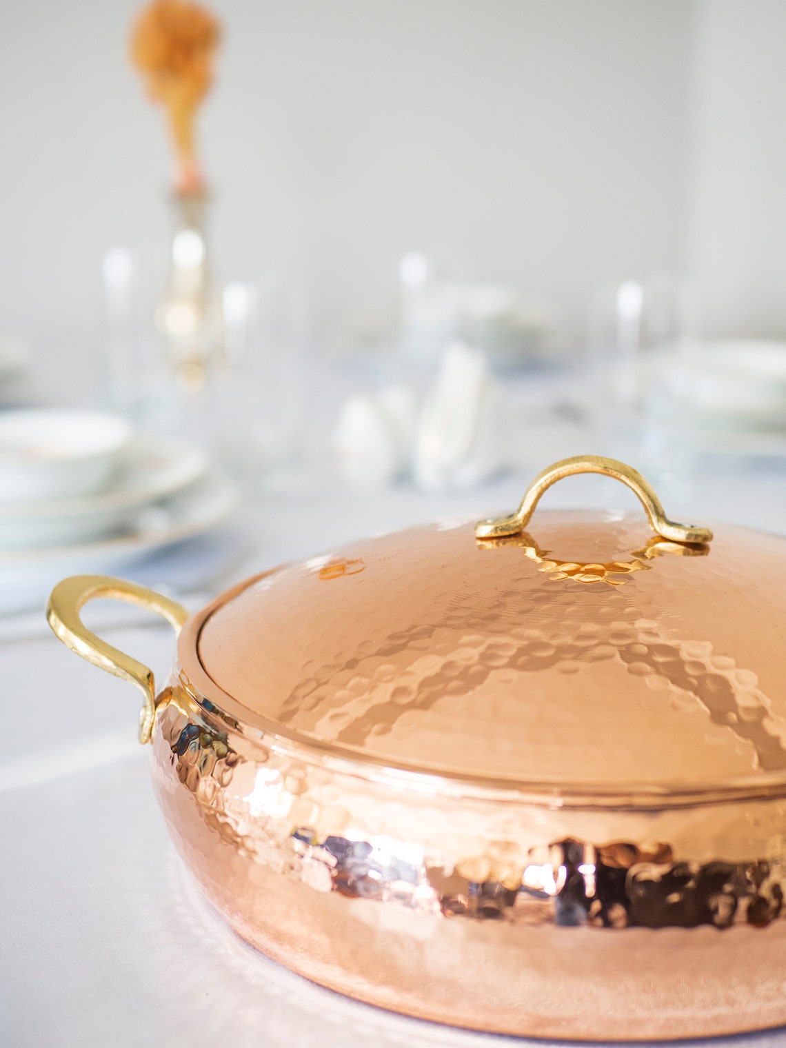 Copper Cooking Pot Handmade Copper Pot Cookware Modern - Etsy