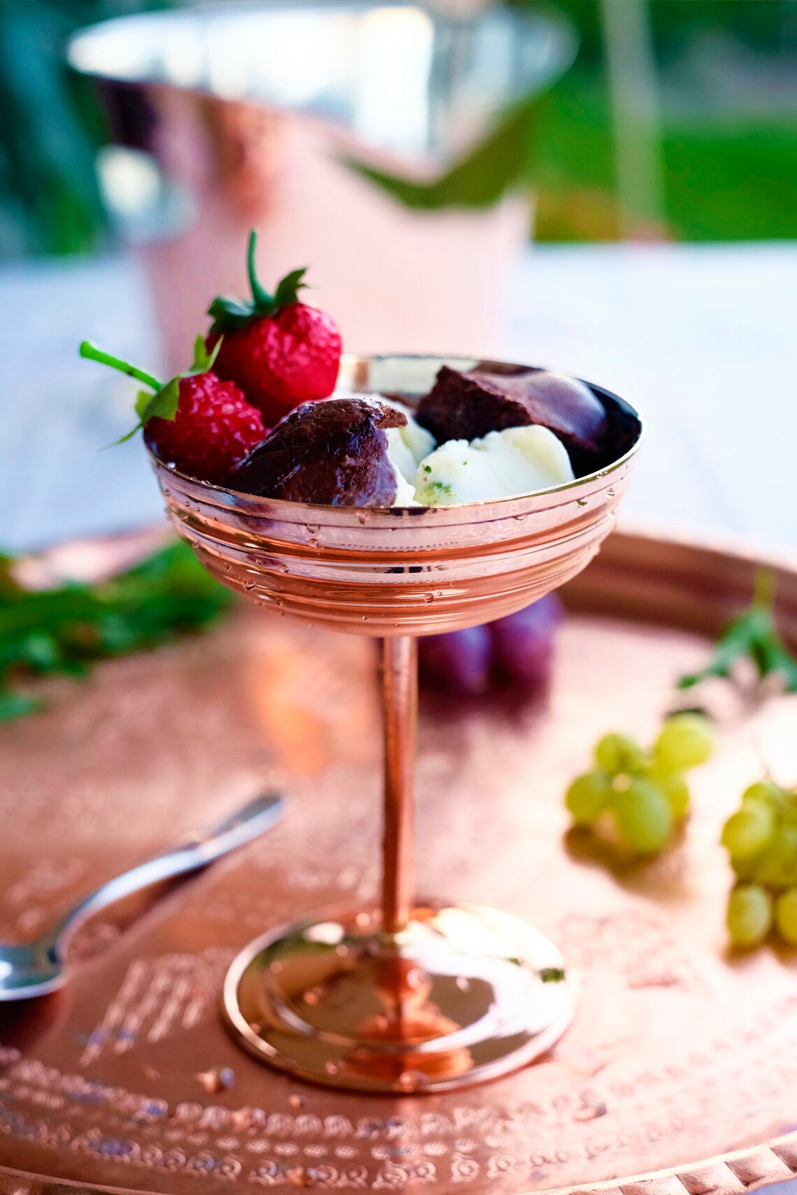 Copper Cocktail Glass Copper Martini Cocktail Glass Copper | Etsy