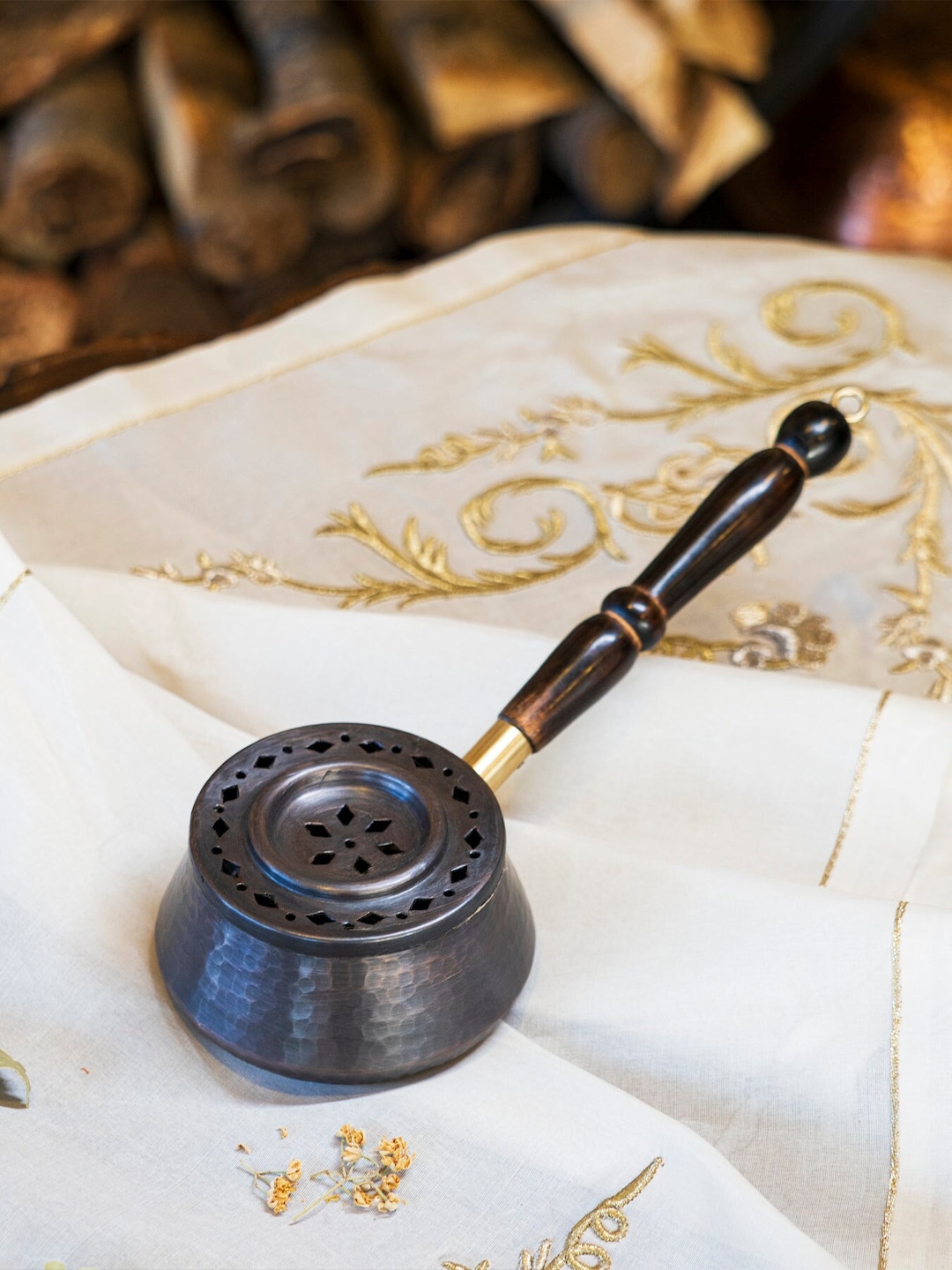 Copper Censer, Handmade Copper Censer, Copper Incense Burner, Vintage ...