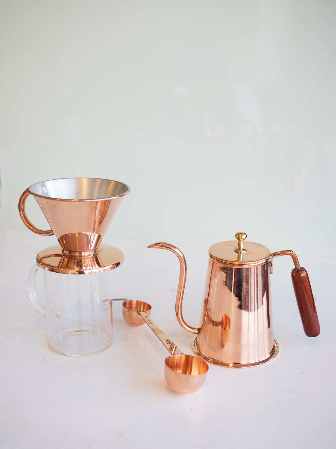 Copper Filter Coffee Set Coffee Set Handmade Coffee Set - Etsy