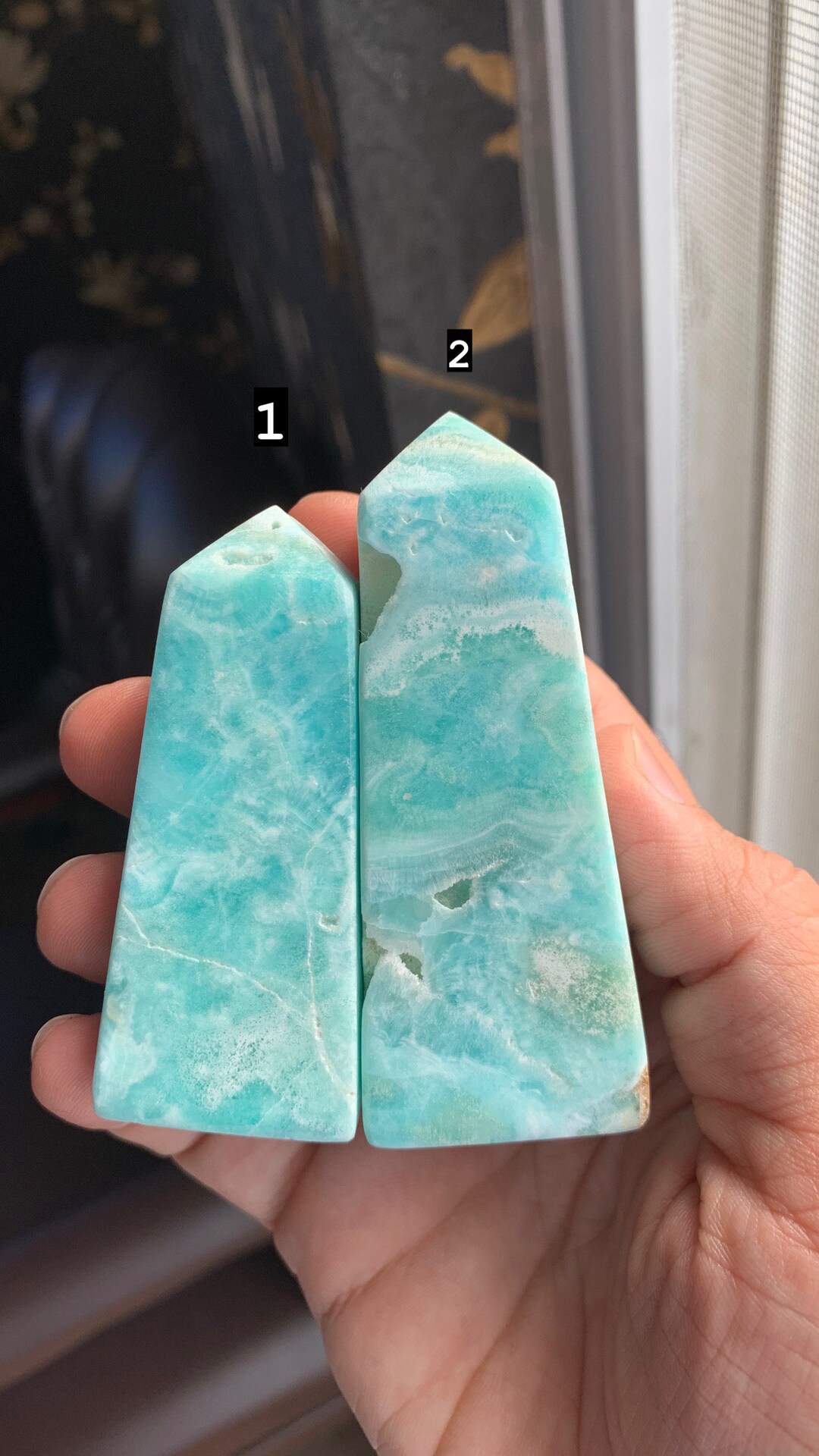 Rare Quality Smithsonite Towers cute Real Crystal Tower Smithsonite ...