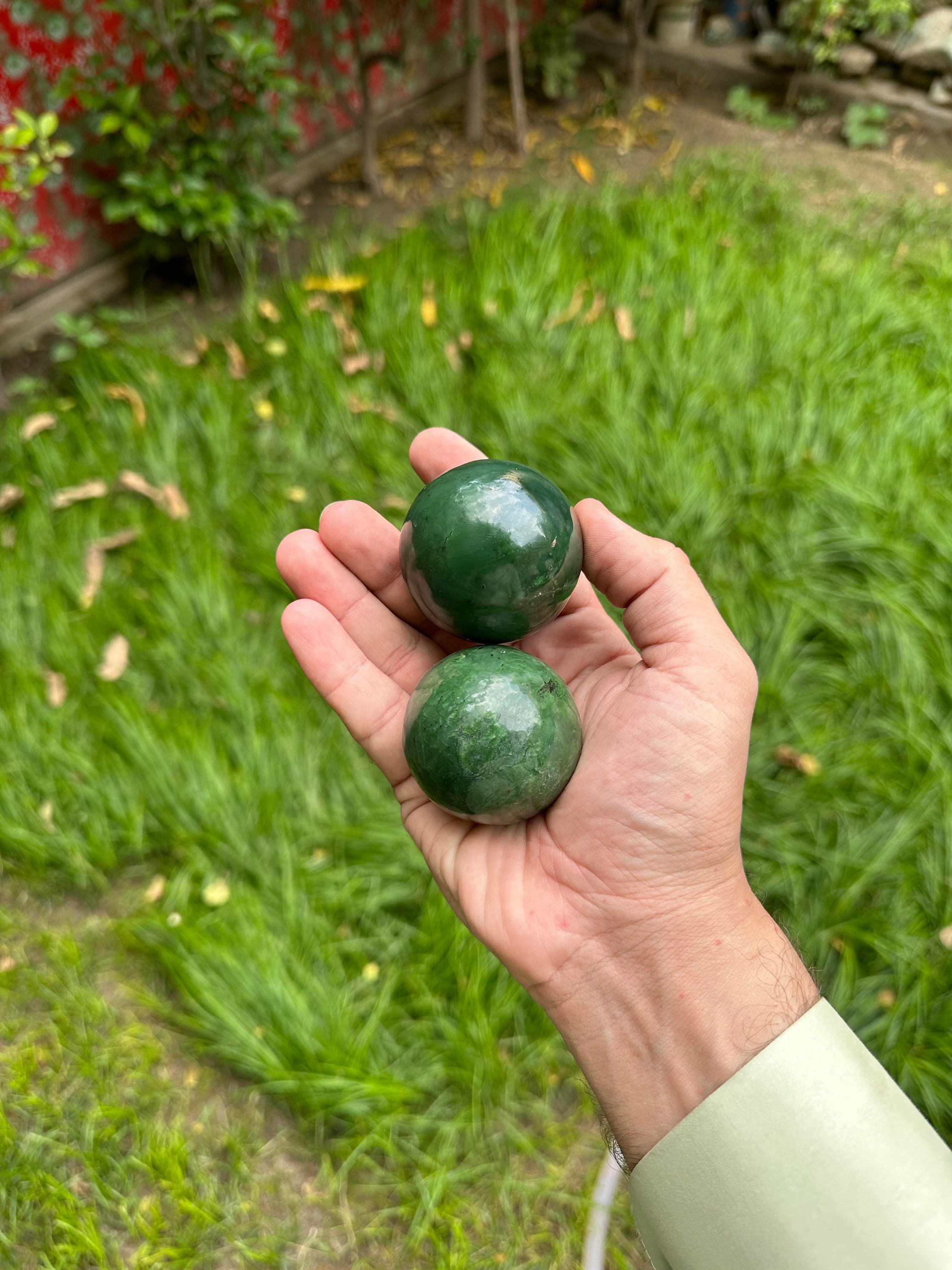 Rare Quality Nephrite Jade Sphere Nephrite Sphere cute Real - Etsy