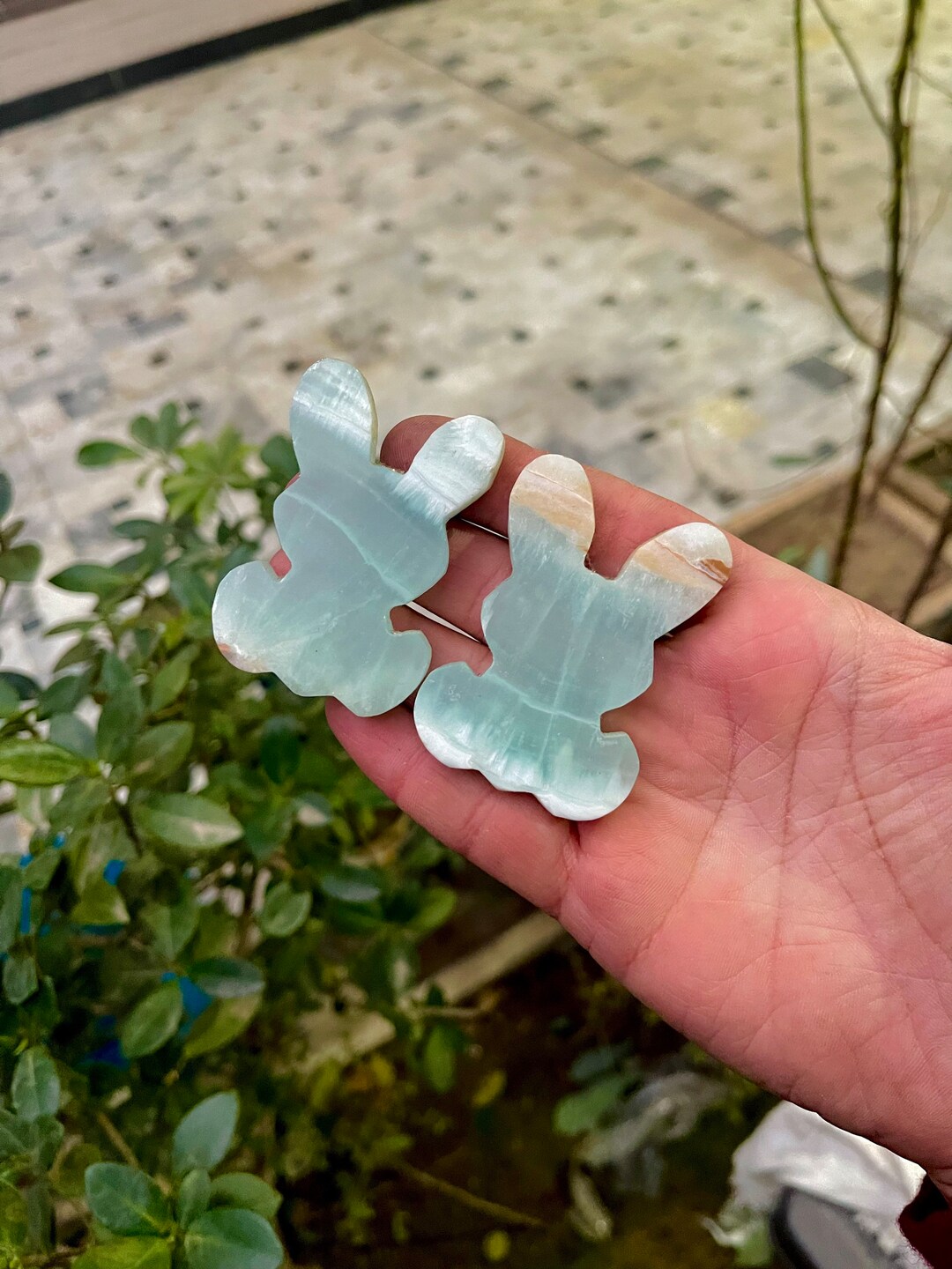 Rare Quality Caribbean Calcite Rabbit -cute Real Crystal Freeform ...