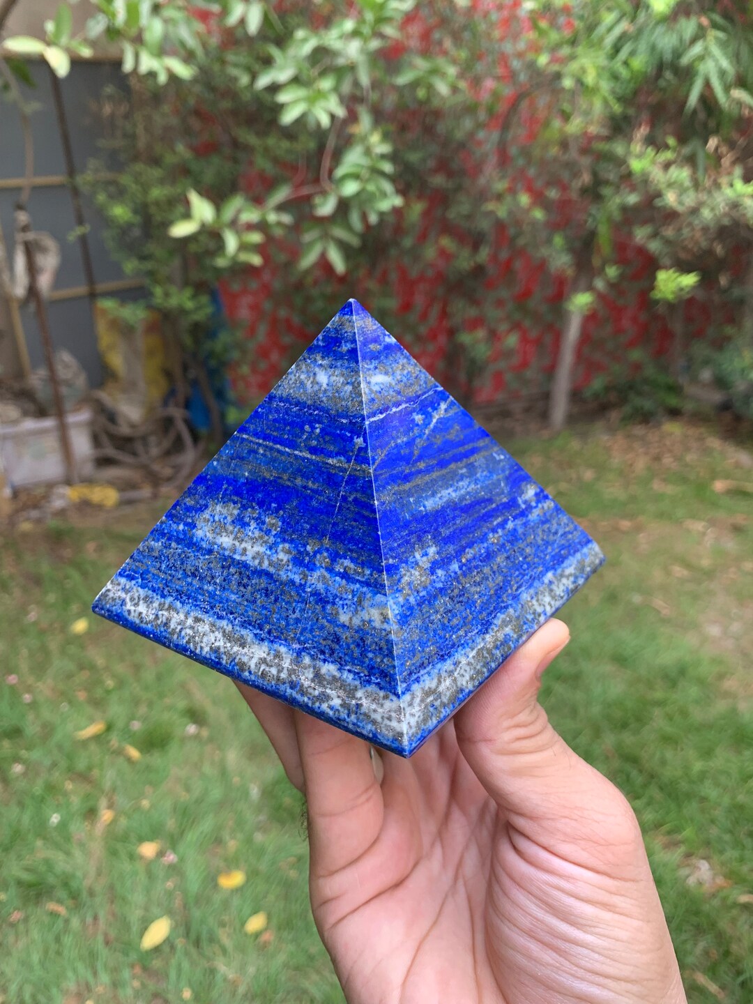 Lapis Lazuli Pyramid - Cute Crystal Pyramid -lapis Lazuli Pyramid ...