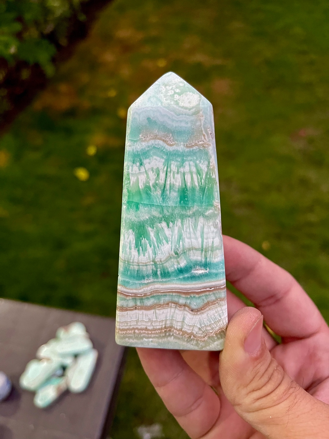 Rare Quality Smithsonite Towers -cute Real Crystal Tower - Hemimorphite ...