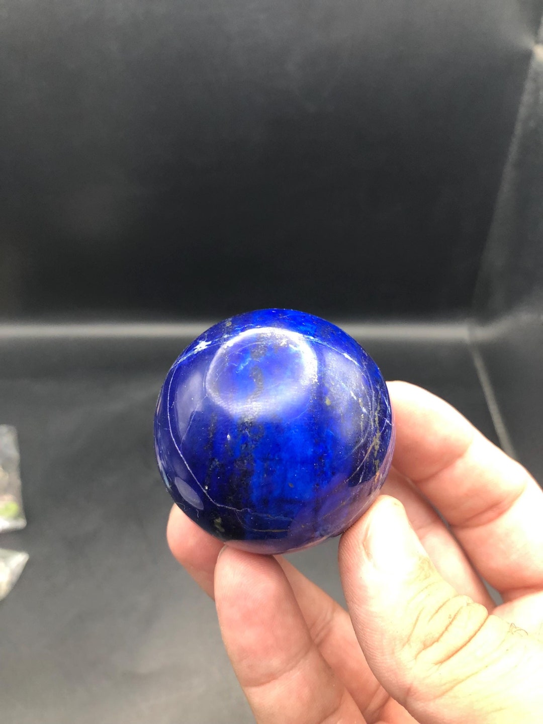 Deep Blue Lapis Lazuli Sphere- Cute Crystal Sphere-lapis Lazuli Ball ...