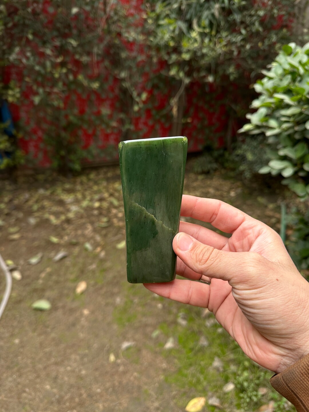 Deep Green Color Nephrite Jade Freeform nephrite Freeform-jade Freeform ...