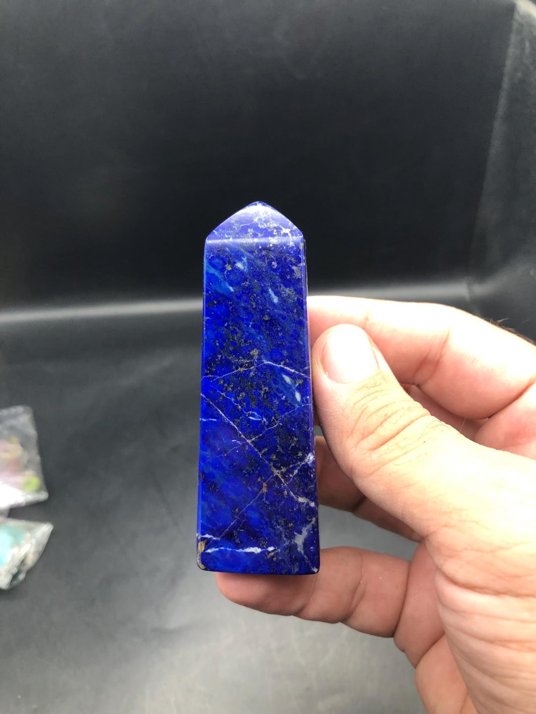 Deep Blue Lapis Lazuli Tower-lapis Lazuli Tower-gemstone Tower-lapis ...