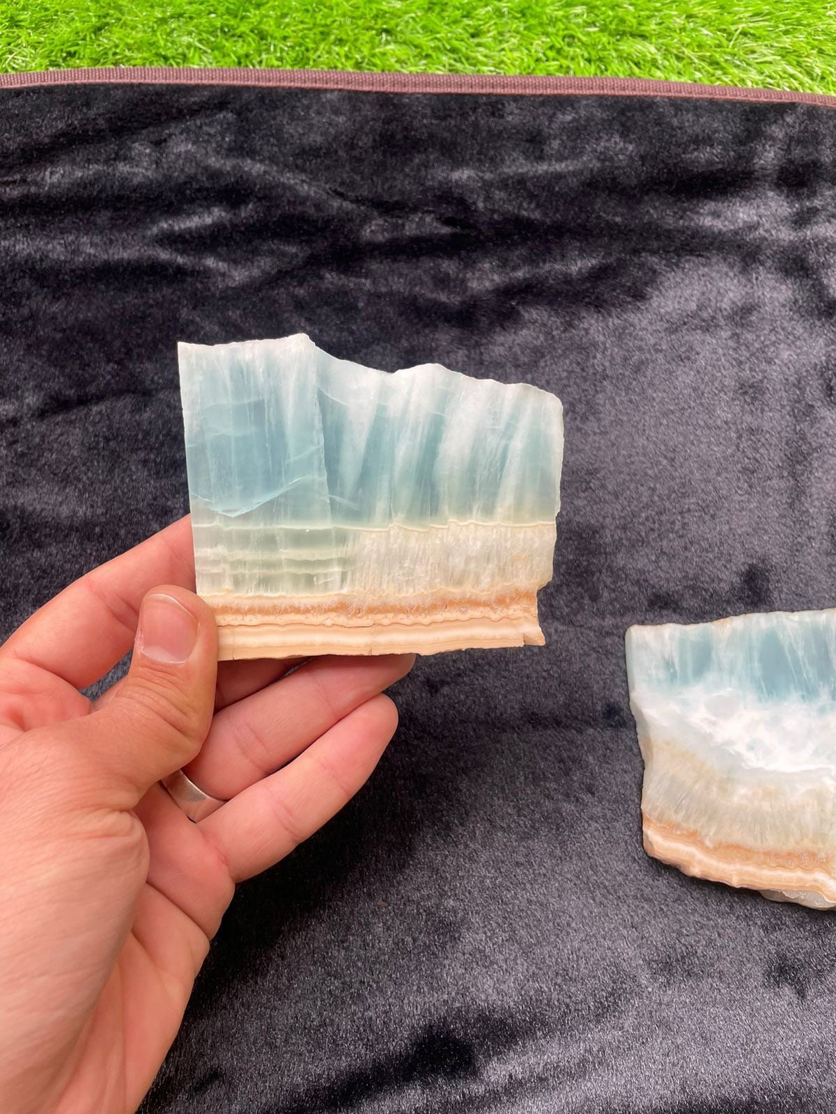 Rare Quality Caribbean Calcite Slab real Crystal Slab - Etsy