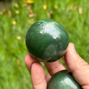Rare Quality Nephrite Jade Sphere Nephrite Sphere cute Real - Etsy