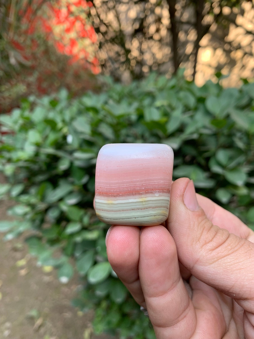 Premium Quality Pink Banded Calcite Cube - Pink Banded Cube - Gemstone ...