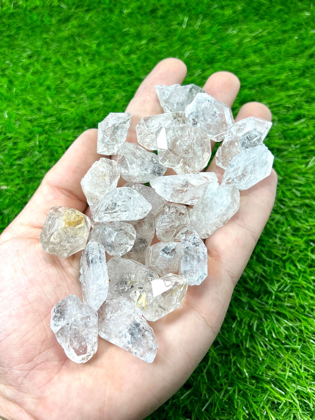 Natural Herkimar Diamond Quartz-diamond Quartz Crystal-healing Gemstone ...