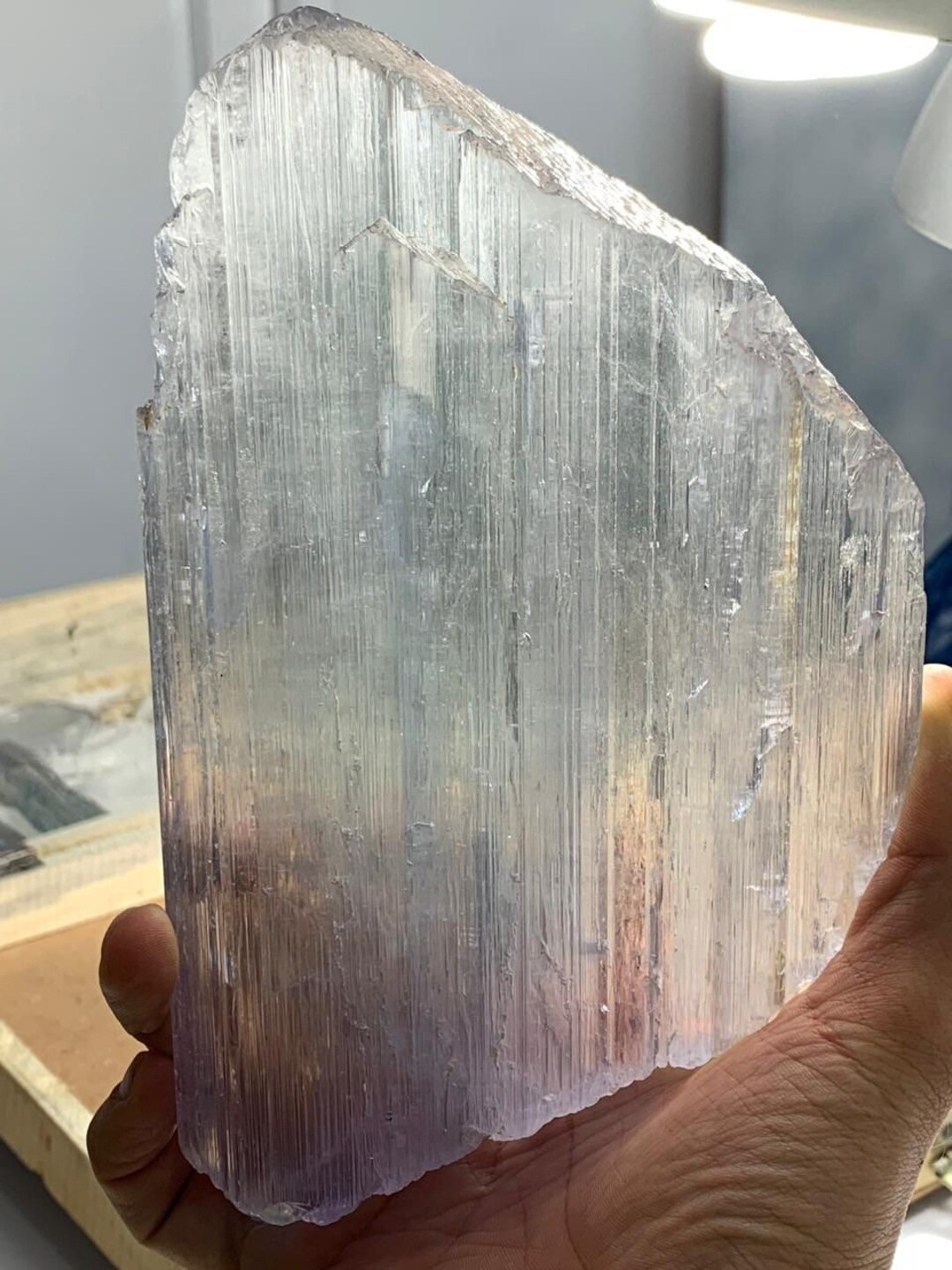 Kunzite Crystal-complex Terminated Kunzite natural Kunzite - Etsy