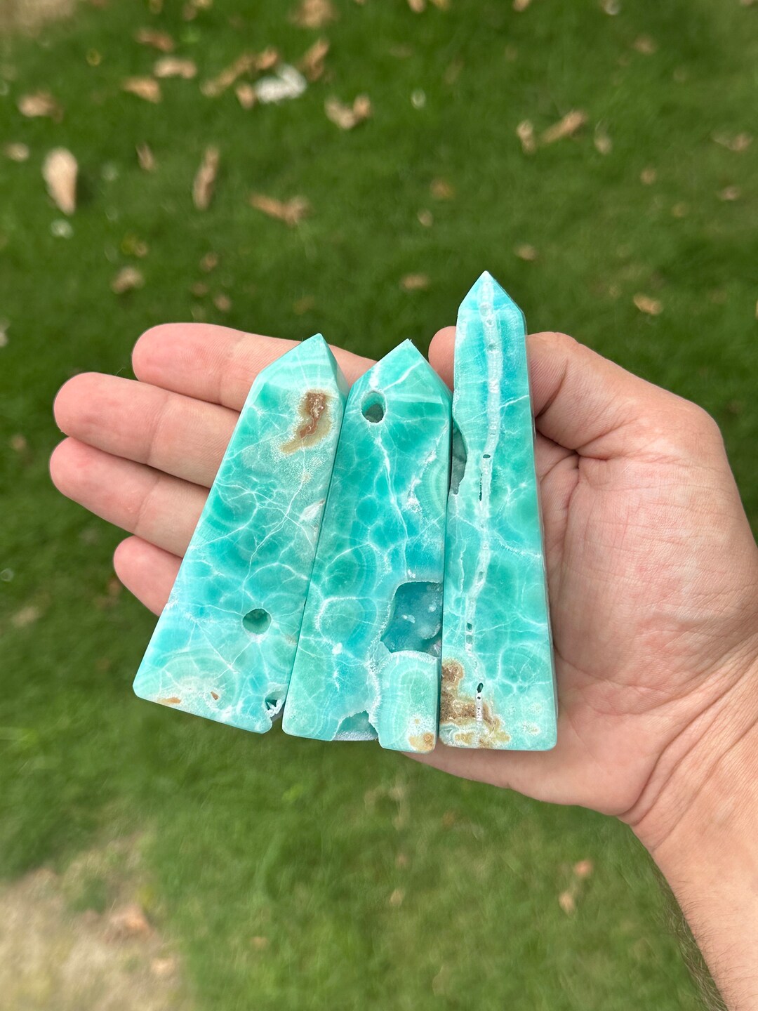 Rare Quality Smithsonite Towers cute Real Crystal Tower Smithsonite ...