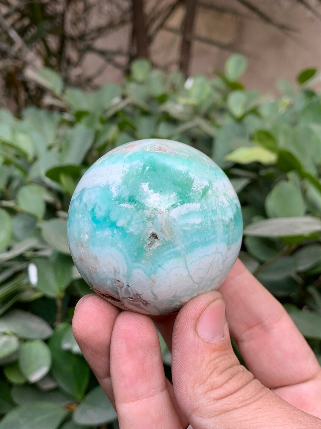Cute Smithsonite Sphere -cute Crystal Sphere-smithsonite Sphere-stone ...