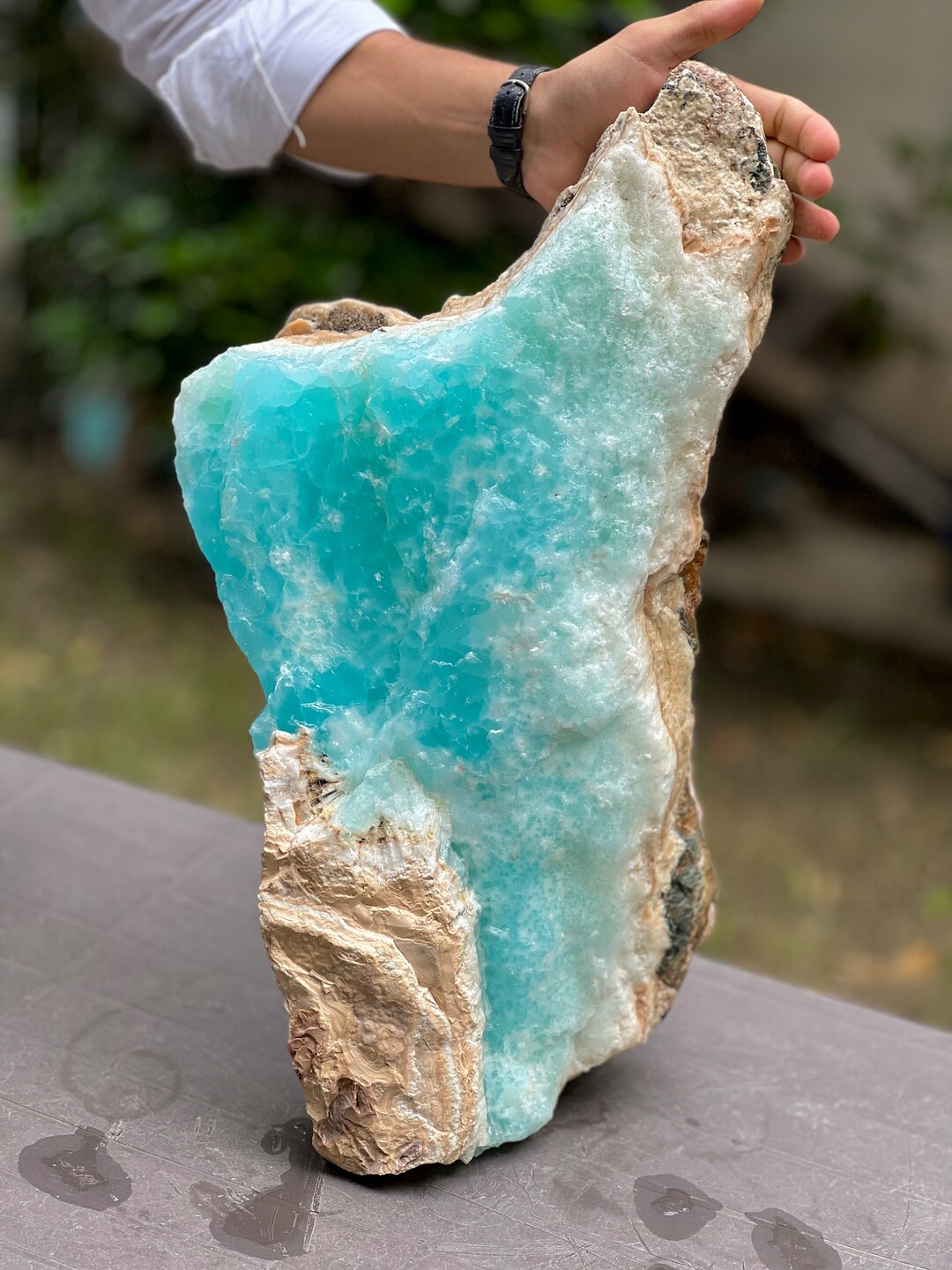 25.5kgs Rare Quality Caribbean Calcite Freeform-caribbean Calcite Raw ...