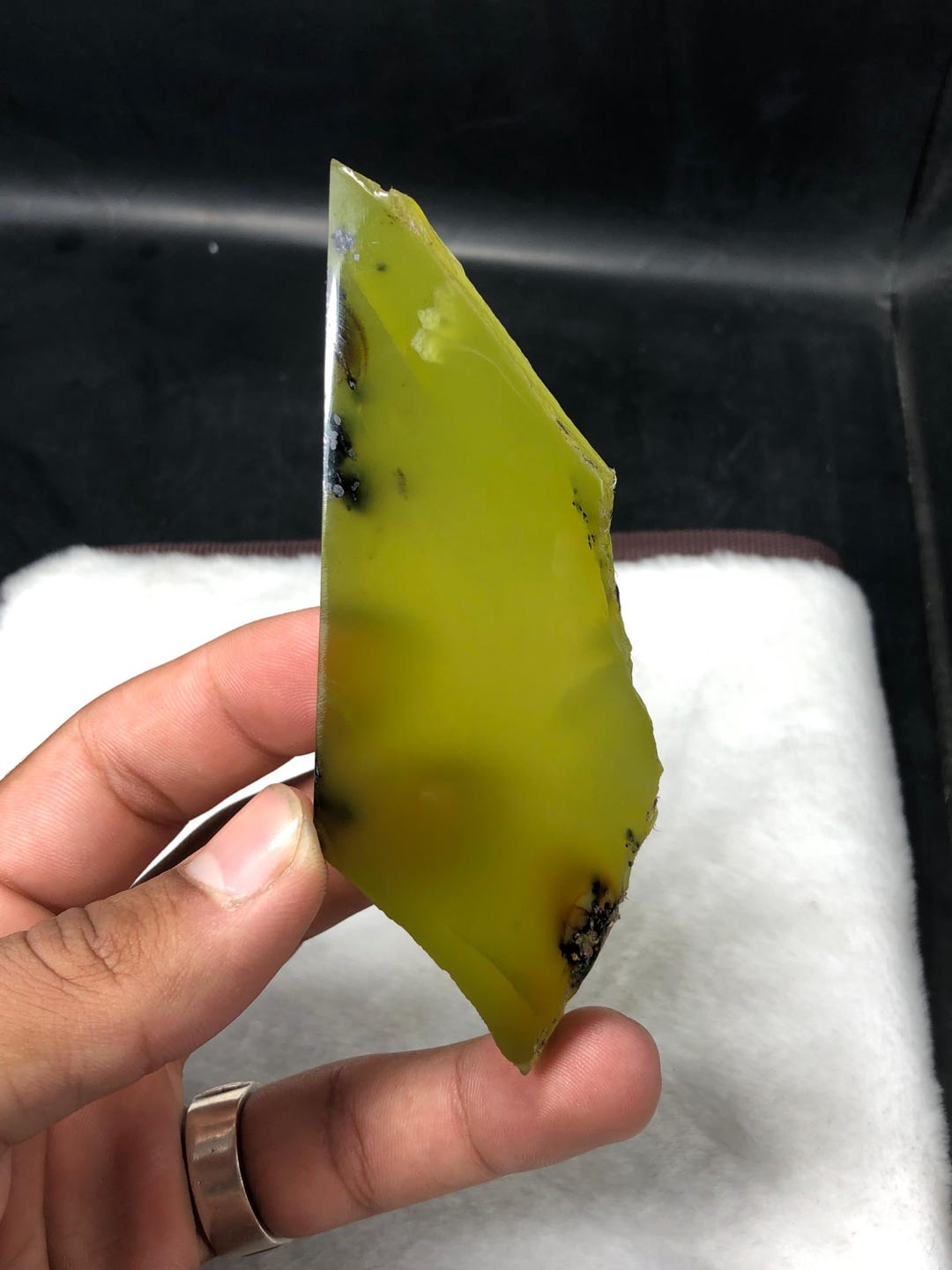 Natural Serpentine Slice-serpentine Slab- Stone Slab- Real Crystal ...