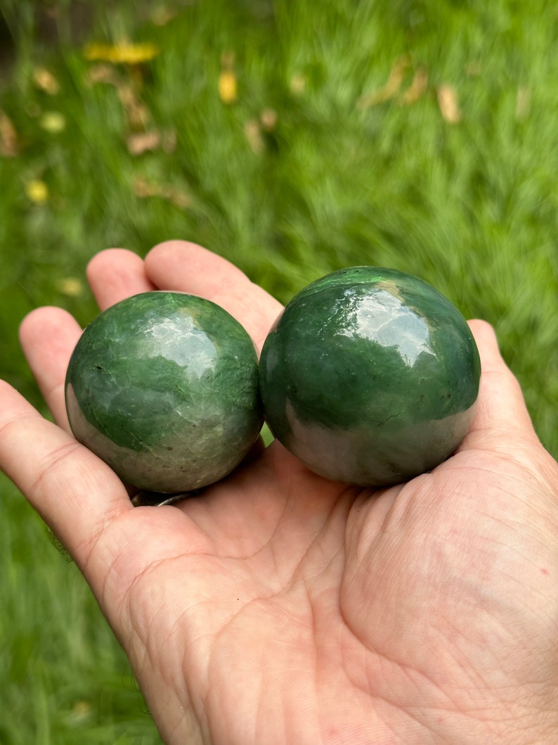 Rare Quality Nephrite Jade Sphere Nephrite Sphere cute Real - Etsy