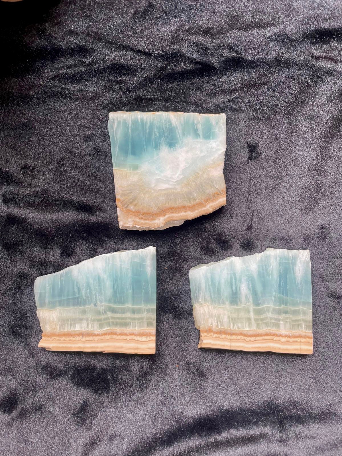 Rare Quality Caribbean Calcite Slab real Crystal Slab - Etsy