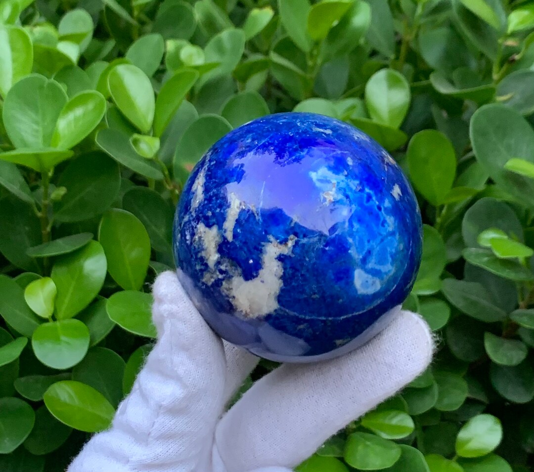 XL Lapis Lazuli Sphere Cute Crystal Sphere Lapis Lazuli Ball Stone ...
