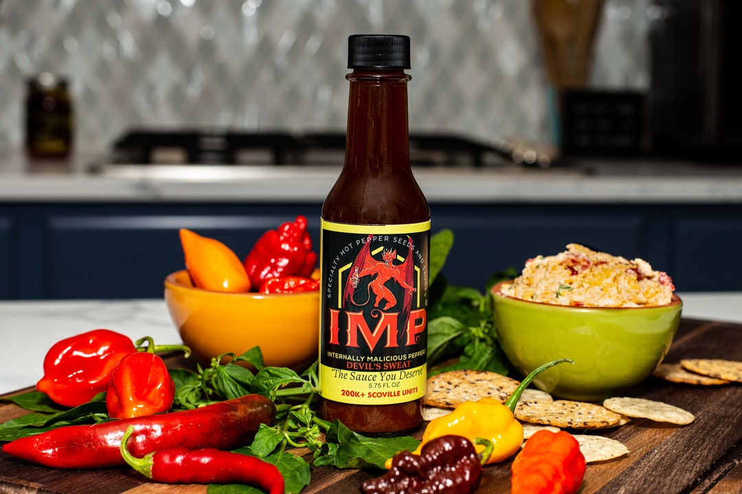 Devil's Sweat Hot Sauce: Carolina Reaper, Habanero, Cayenne - Etsy