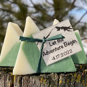 Mountain Soaps: Personalized Bridal Shower, Wedding Guest Soaps, Save ...