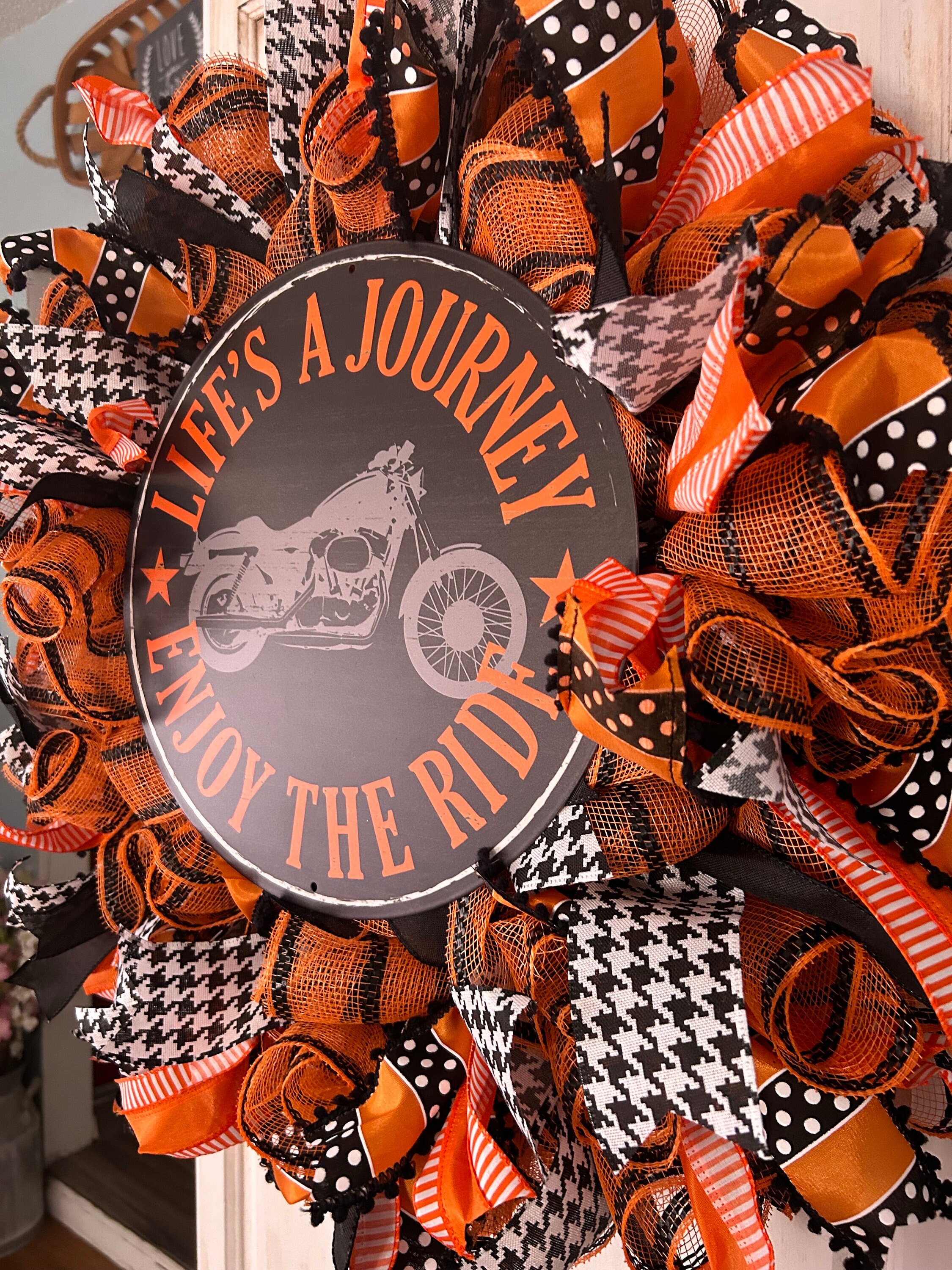 Motorcycle Wreath - Etsy