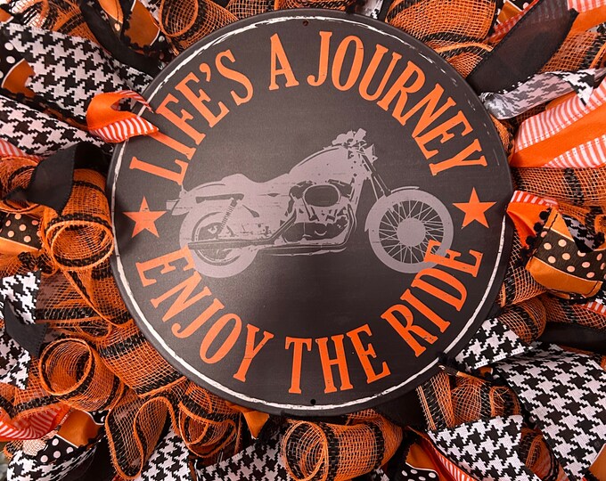 Motorcycle Wreath - Etsy