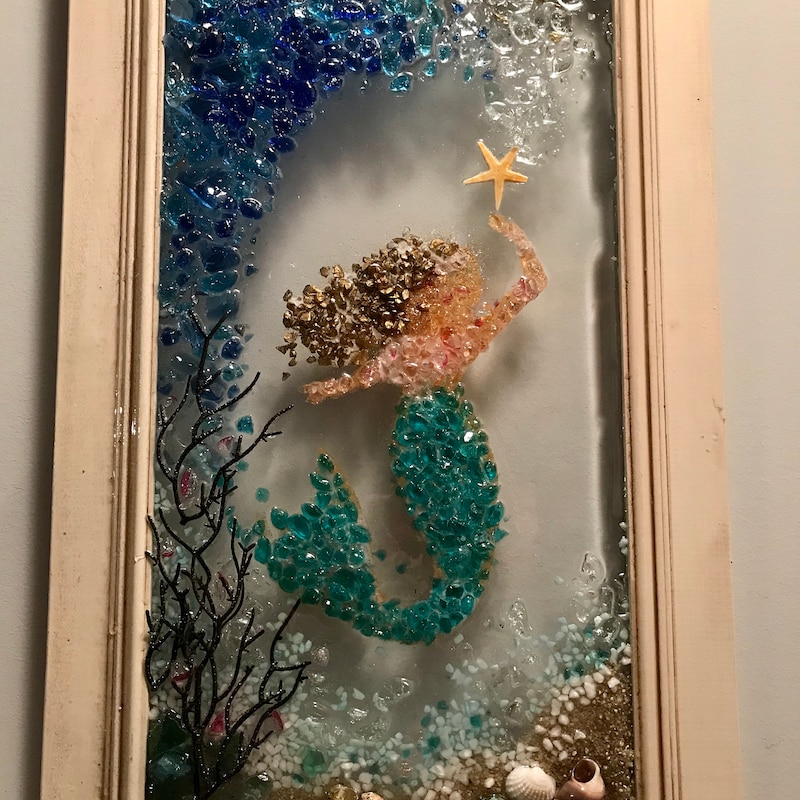 Sea Glass Window Art - Etsy