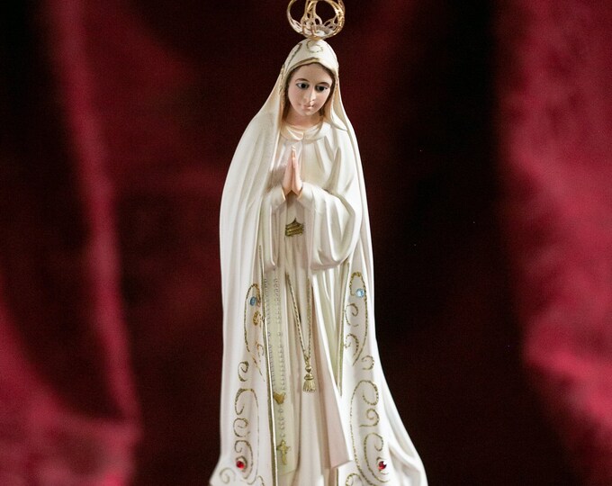 Vintage Our Lady of Fatima Music Box - Etsy
