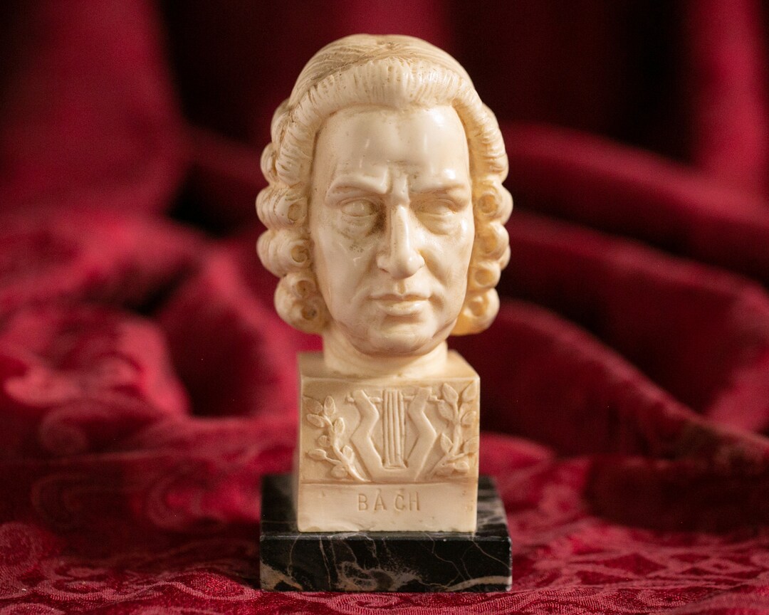 Vintage Bust of Bach Italy - Etsy