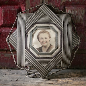 Vintage Homemade String Frame Folk Art - Etsy